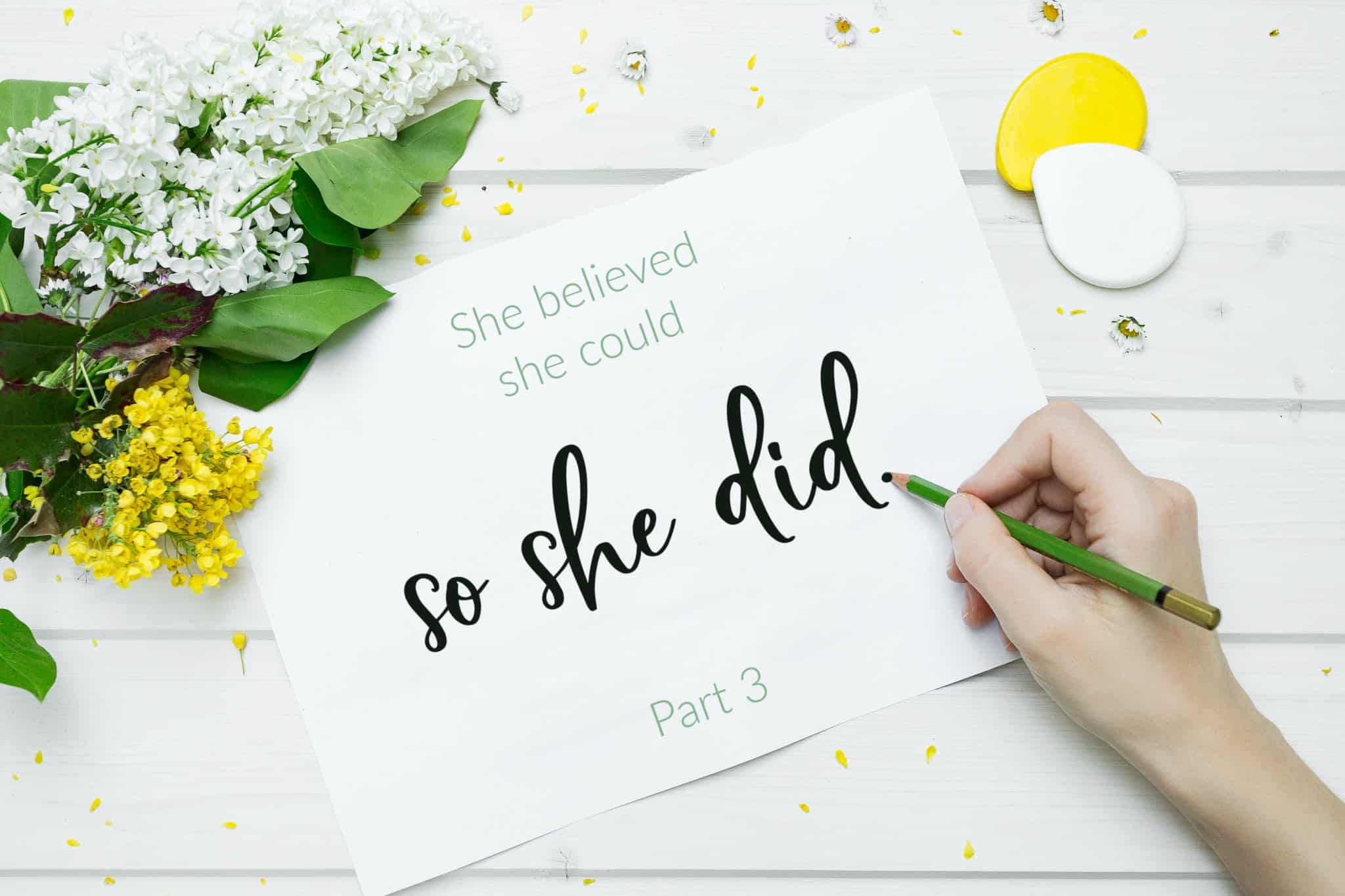 So She Did (And Will Do) - My Heart 4 Home